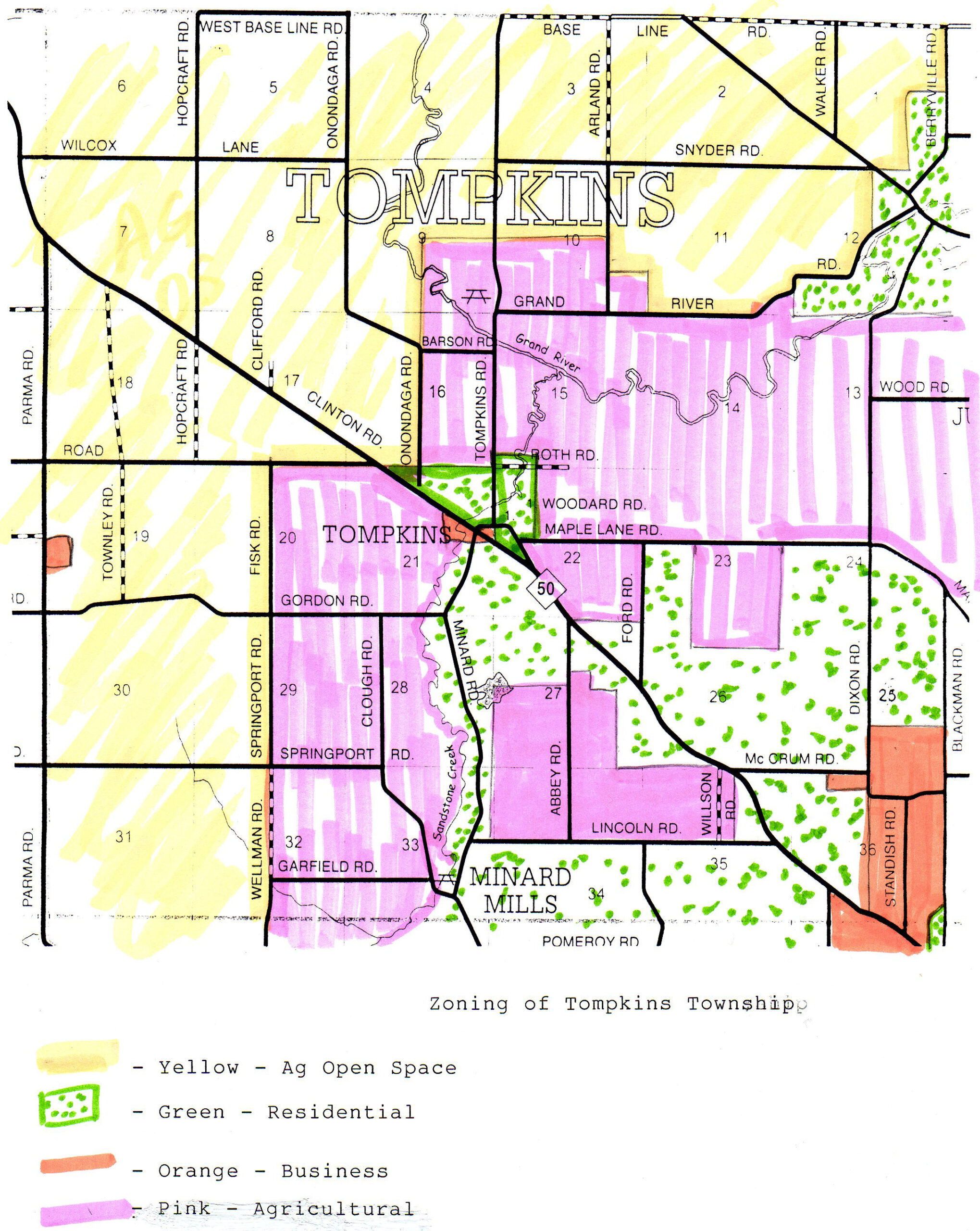 Zoning Map – Tompkins Township